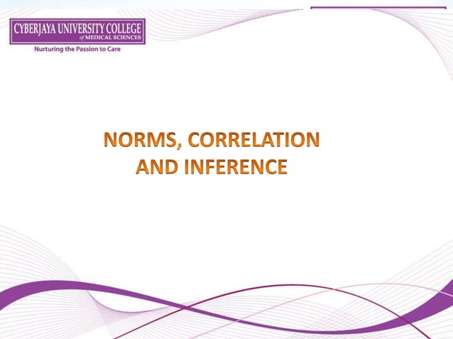 CHAPTER 2 - NORM, CORRELATION AND REGRESSION.ppt