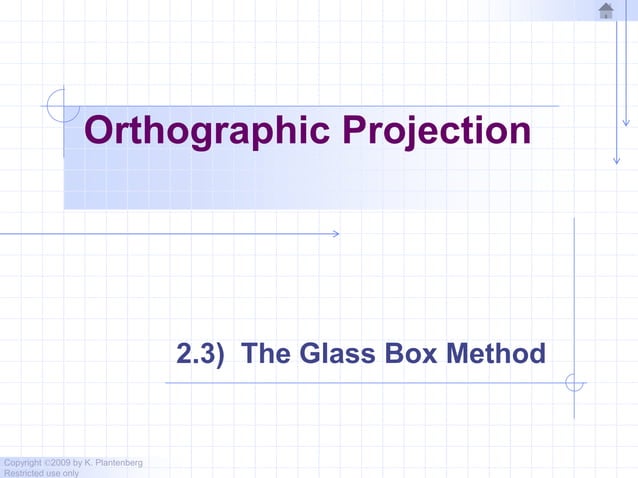 Chapter 2 orthographic projection - 2010 | PPTX