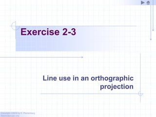Chapter 2 orthographic projection - 2010 | PPTX