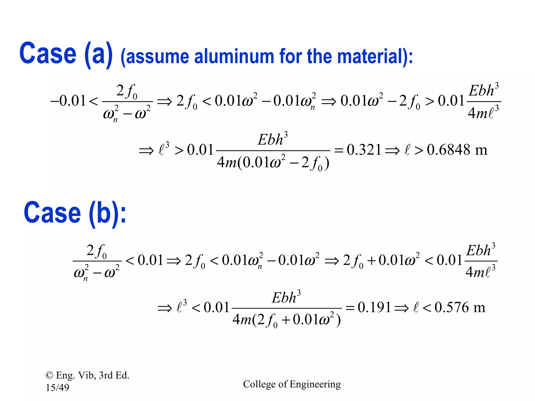 Dynamic response to harmonic excitation | PPT