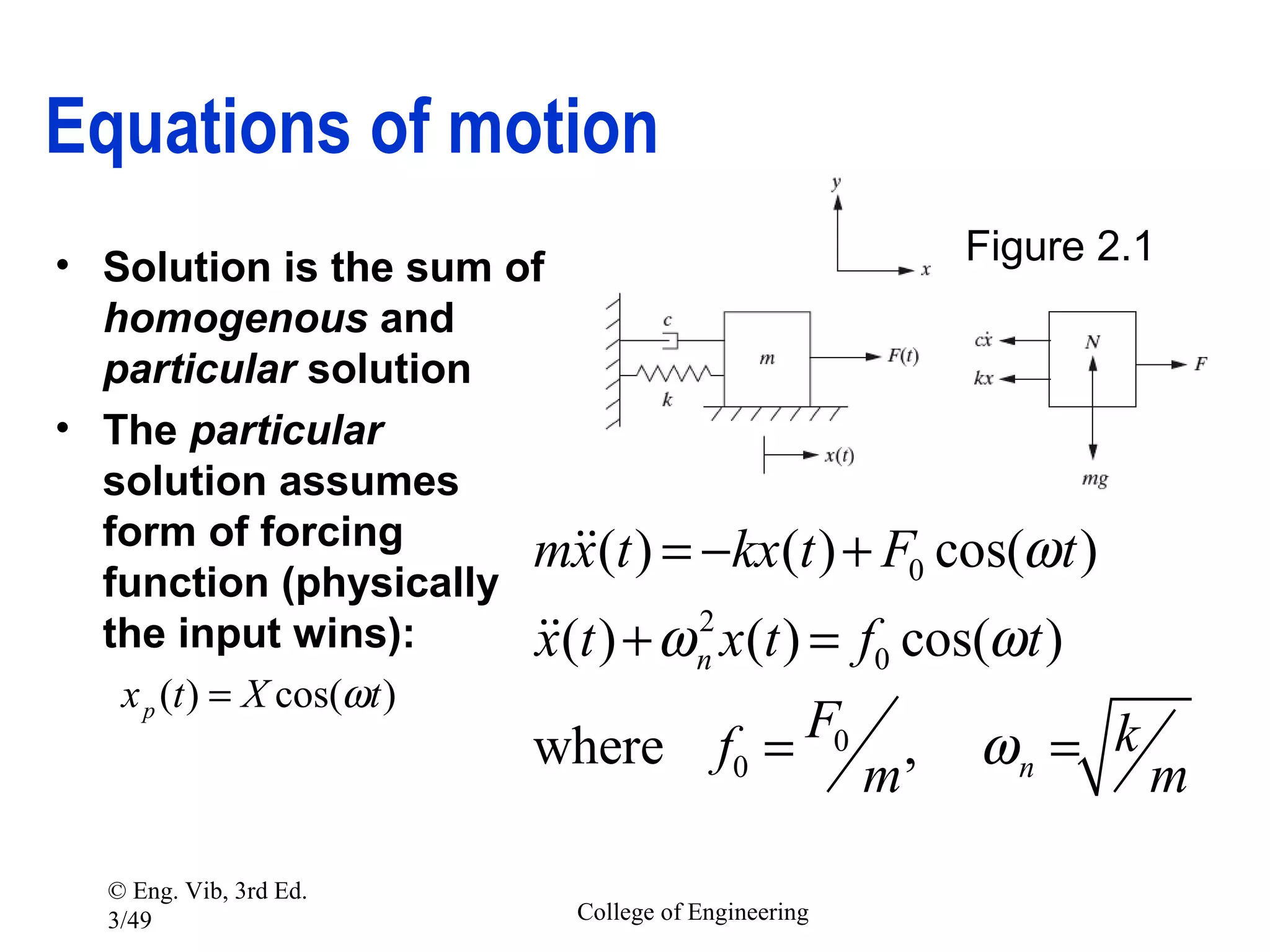 Dynamic response to harmonic excitation | PPT
