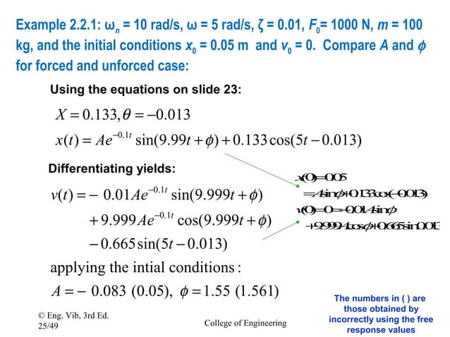 Dynamic response to harmonic excitation | PPT