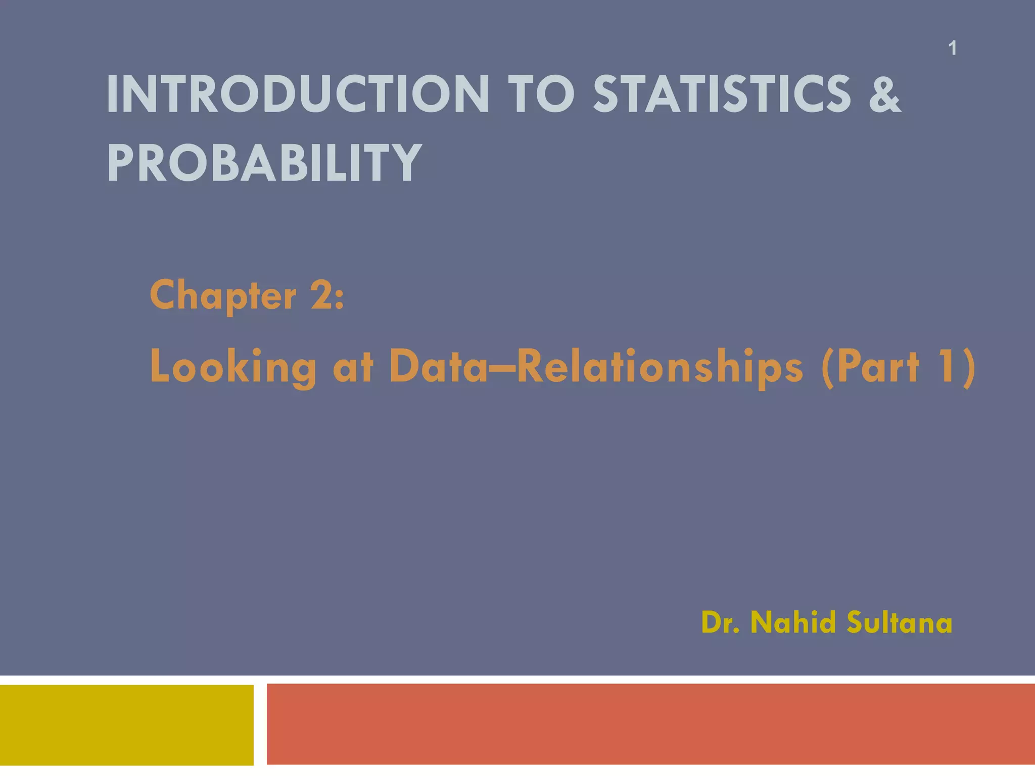 Chapter 2 part1-Scatterplots | PPT