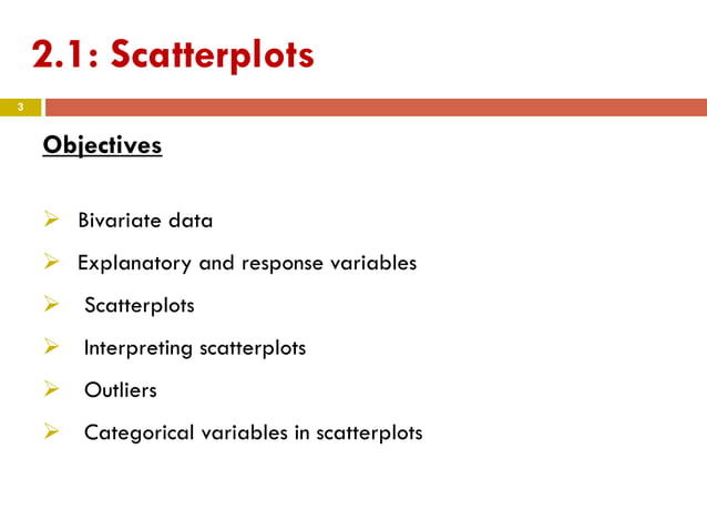 Chapter 2 part1-Scatterplots | PPT