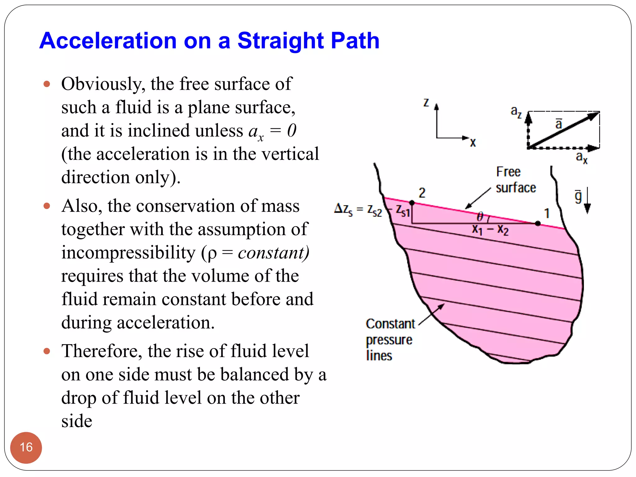 Fluid Mechanics Chapter 2 Part II. Fluids in rigid-body motion | PDF