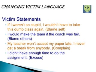 Accepting Personal Responsibility | PPT