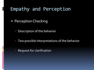 Chapter 2 Perception, The Self, And | PPT