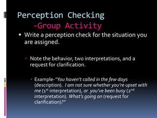 Chapter 2 Perception, The Self, And | PPT