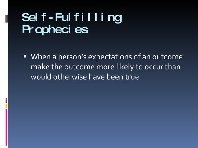 Chapter 2 Perception, The Self, And | PPT