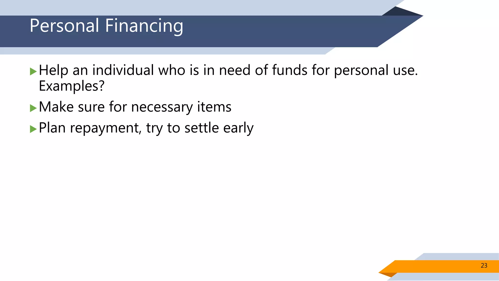 Chapter 2 Personal Credit Management | PPTX