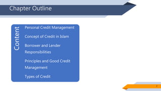 Chapter 2 Personal Credit Management | PPTX