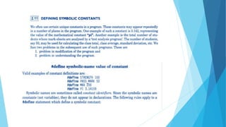 Constant, Variables and Data Types | PPT