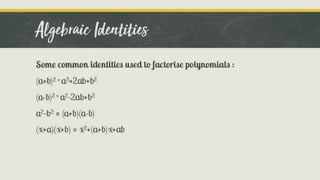 Polynomials - Maths Presentation | PPTX