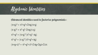 Polynomials - Maths Presentation | PPTX