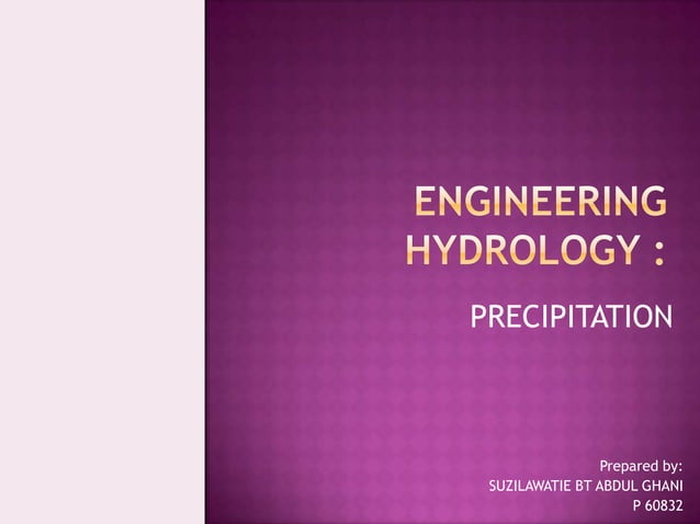 Chapter 2 Precipitation | PPT