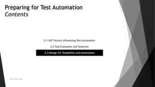 Chapter 2 - Preparing for Test Automation | PPT