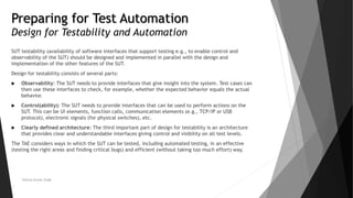 Chapter 2 - Preparing for Test Automation | PPT