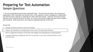 Chapter 2 - Preparing for Test Automation | PPT