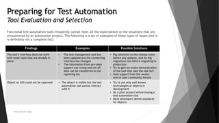 Chapter 2 - Preparing for Test Automation | PPT