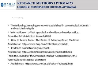 CHAPTER 2 - PRINCIPLES OF CRITICAL APPRAISAL (2).pptx