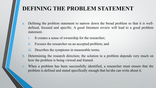Chapter 2 - Problem statement, RO, and RQ.pptx