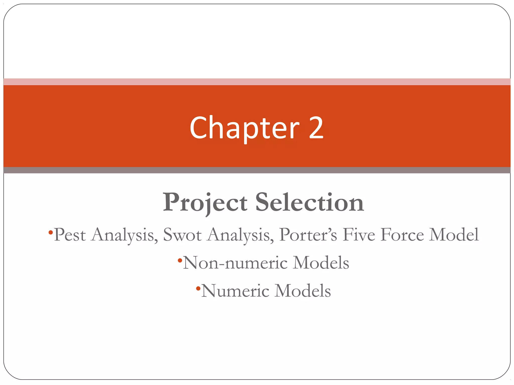 project selection | PPT