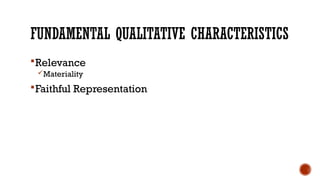Chapter 2 - Qualitative Characteristics of Useful Financial Information ...