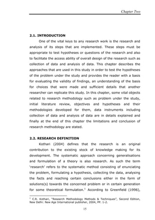Chapter 2 research methodlogy | PDF