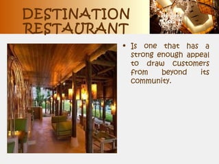 RESTAURANT MANAGEMENT OPERATION | PPT