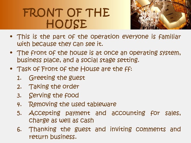 RESTAURANT MANAGEMENT OPERATION | PPT | Dining Out | Food & Drink