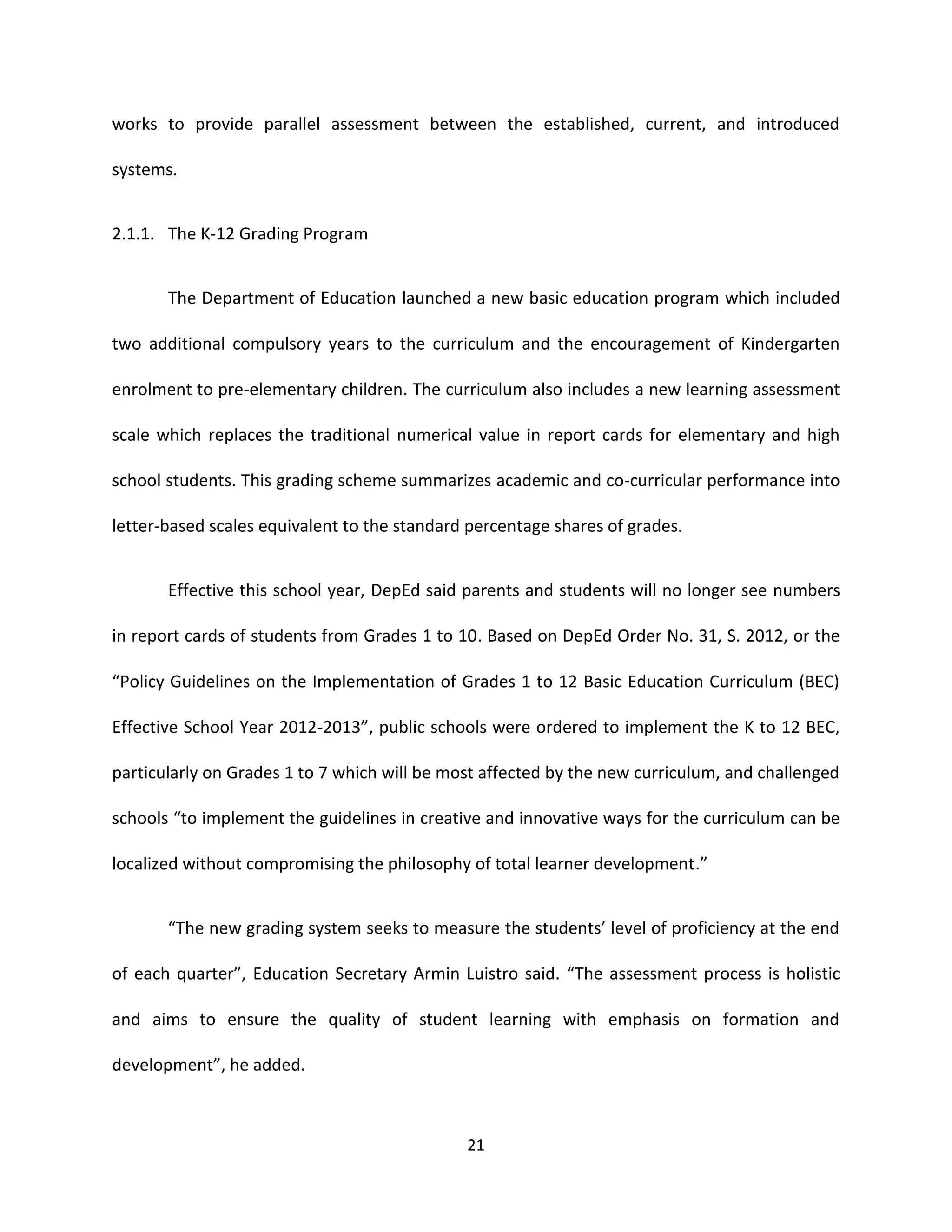Two-Scheme Grading Management and Student Profiling System | DOCX