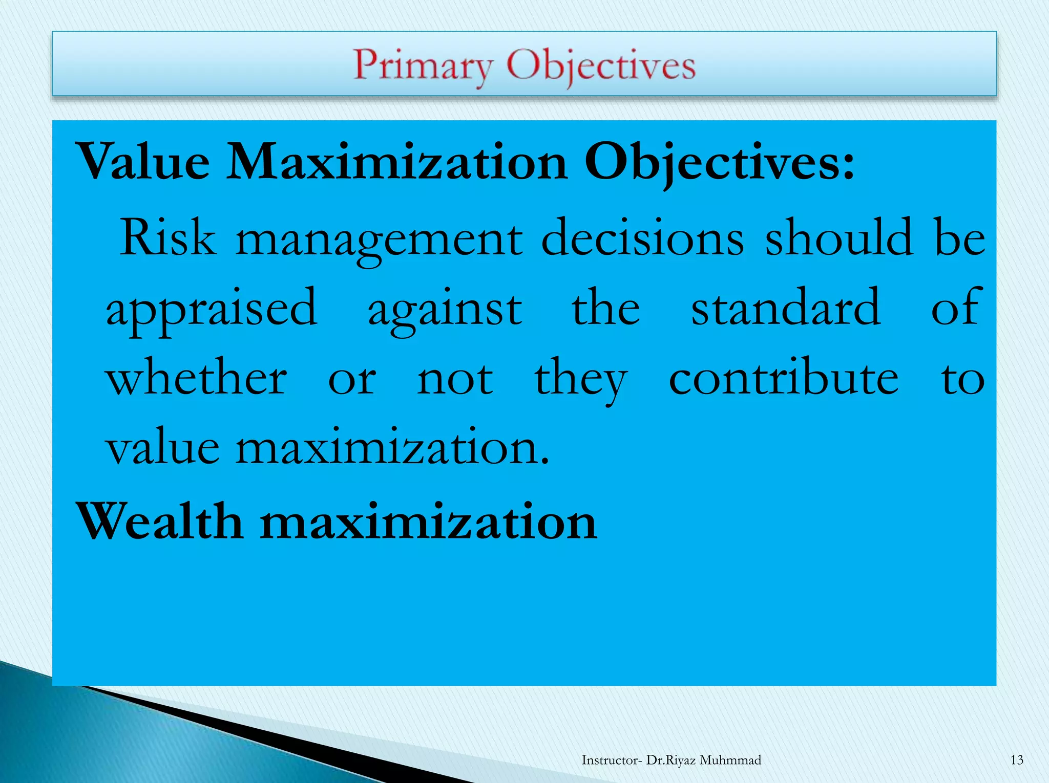 Chapter2 risk management process | PPTX