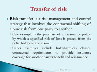 Chapter2 risk management process | PPTX