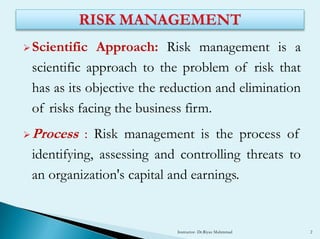 Chapter2 risk management process | PPTX