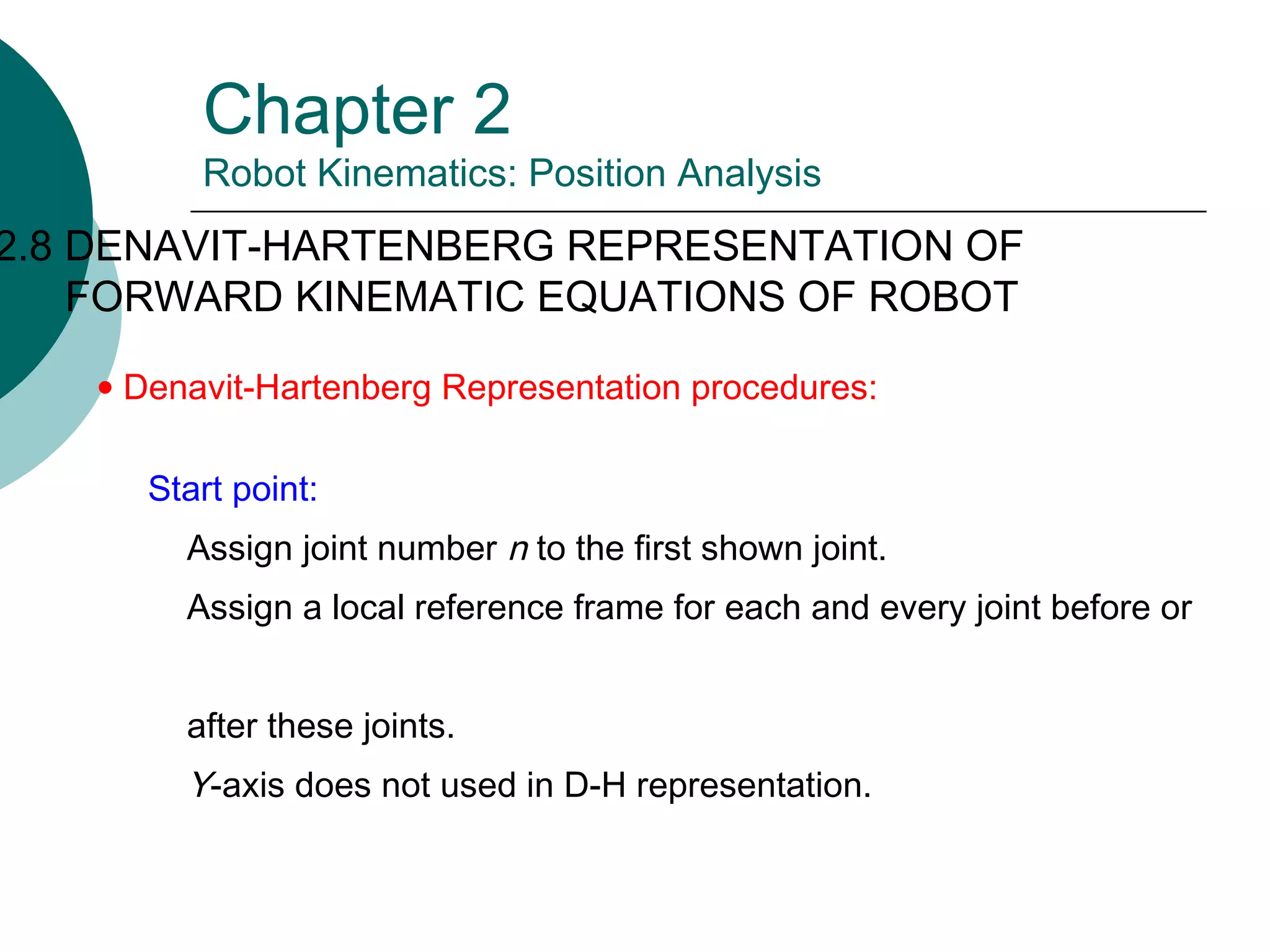 Chapter 2 robot kinematics | PPT