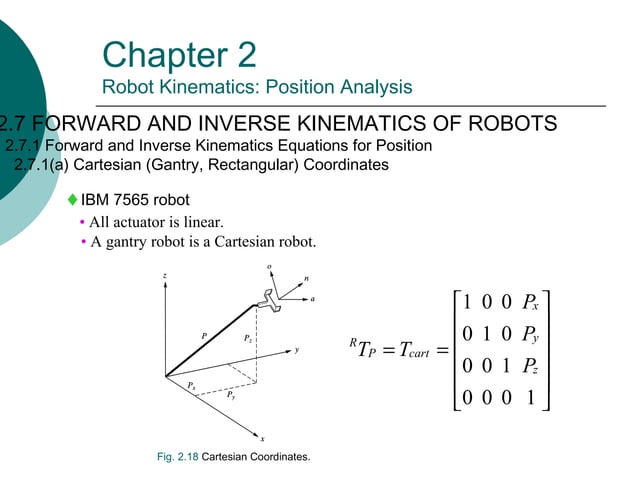 Chapter 2 robot kinematics | PPT