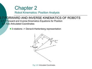 Chapter 2 robot kinematics | PPT