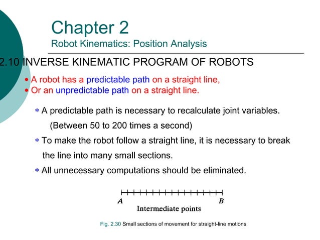 Chapter 2 robot kinematics | PPT | Physics | Science