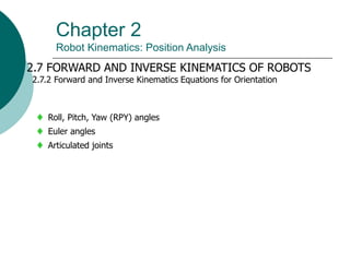 Chapter 2 - Robot Kinematics.ppt
