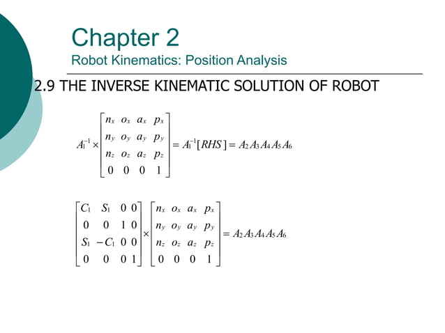 Chapter 2 - Robot Kinematics.ppt