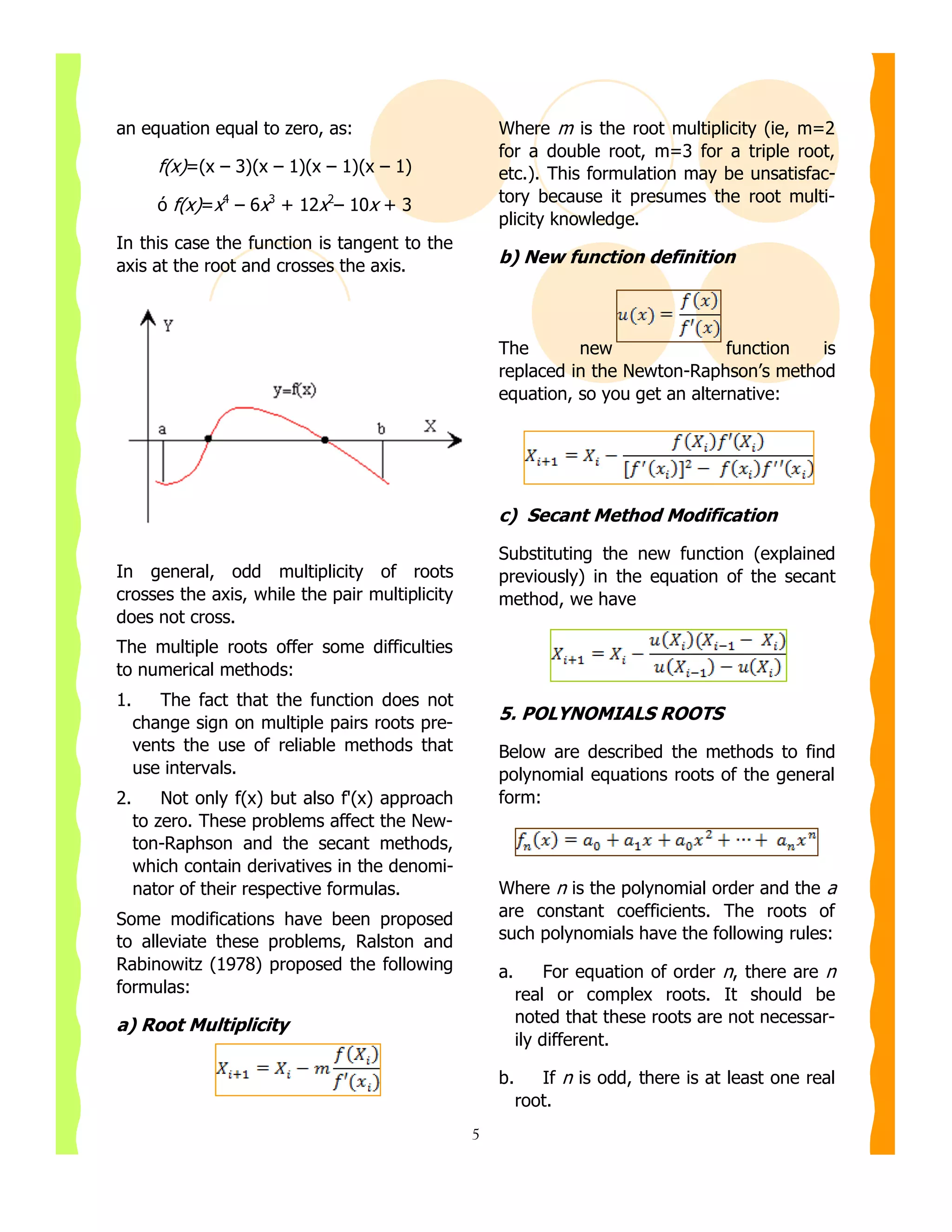 Chapter 2 roots of equations | PDF