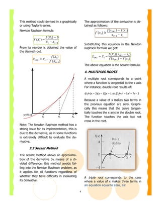 Chapter 2 roots of equations | PDF