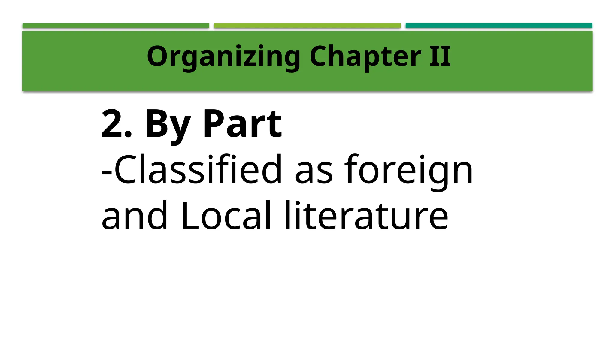 CHAPTER 2 - RRL - Practical Research 2 - SHS | PPTX