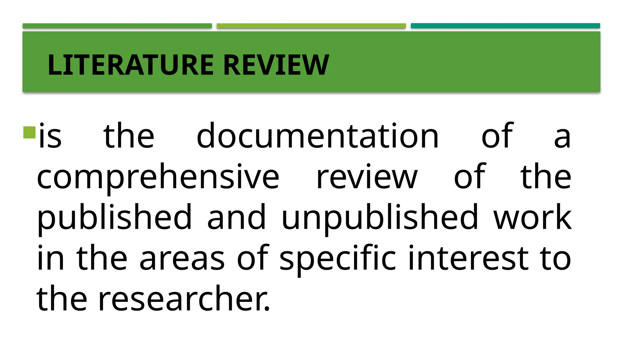 CHAPTER 2 - RRL - Practical Research 2 - SHS | PPTX