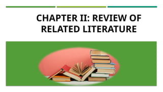 CHAPTER 2 - RRL - Practical Research 2 - SHS | PPTX