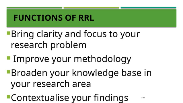 CHAPTER 2 - RRL - Practical Research 2 - SHS | PPTX