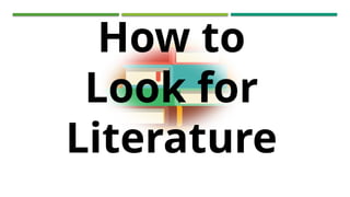 CHAPTER 2 - RRL - Practical Research 2 - SHS | PPTX