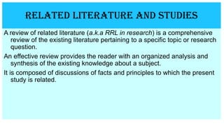 CHAPTER 2 - RRL & S.pptx uytfhjjjygggtfffccfsshjjgdsvtgbnnbnfdvggv | PPTX