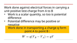 Electric Potential and Potential Differences | PPTX