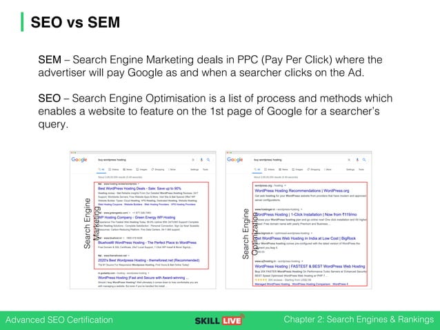 Chapter 2: Search Engines & Rankings | PPT